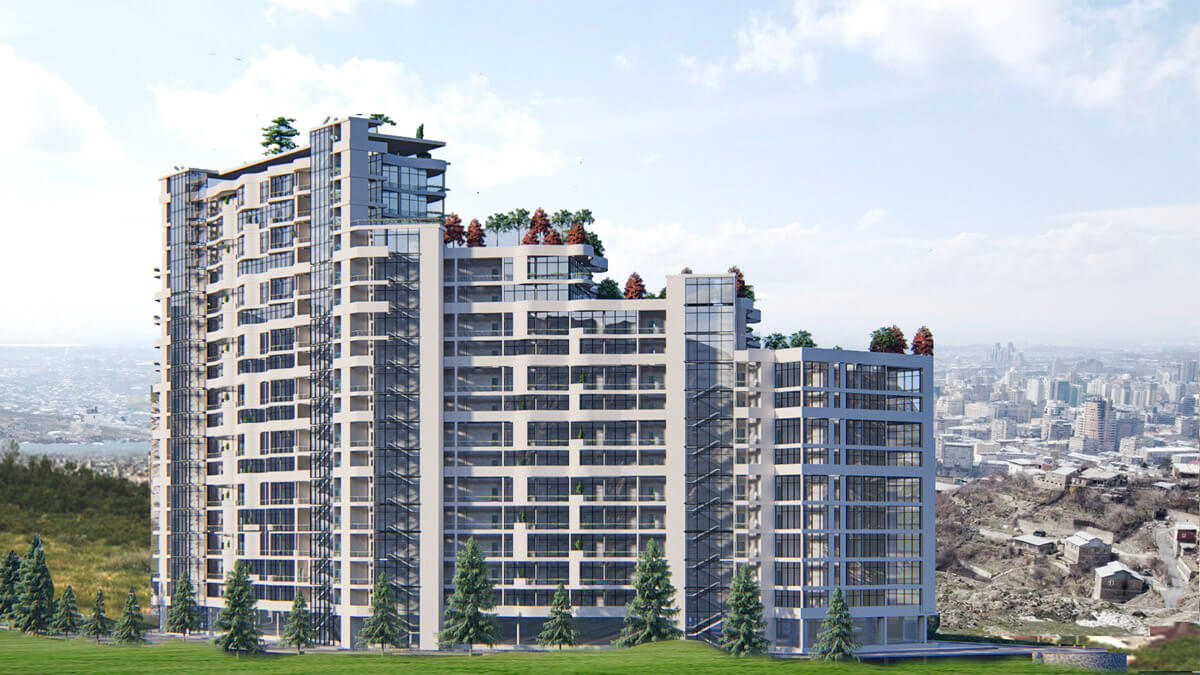 MULTIFUNCTIONAL RESIDENTIAL BUILDING IN NORK • GRAPHIT Architectural Studio